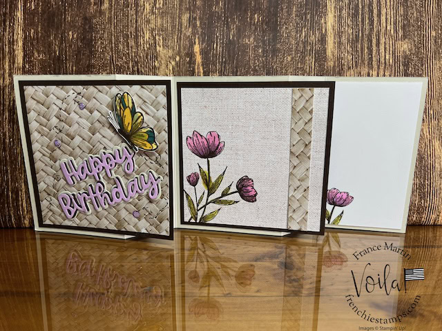 Simple and Easy Three-Step Filp-Fold Card - Frenchie Stamps