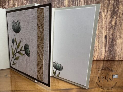 Simple and Easy Three-Step Filp-Fold Card - Frenchie Stamps