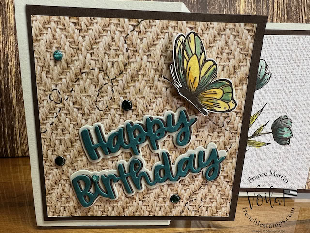 Simple and Easy Three-Step Filp-Fold Card - Frenchie Stamps