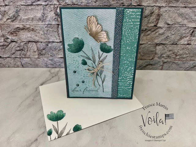 Stamp and Color on Designer Paper for a Wow Look - Frenchie Stamps