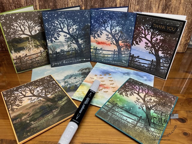 Quick & Elegant Scenery Cards with Designer Paper & Peaceful View ...