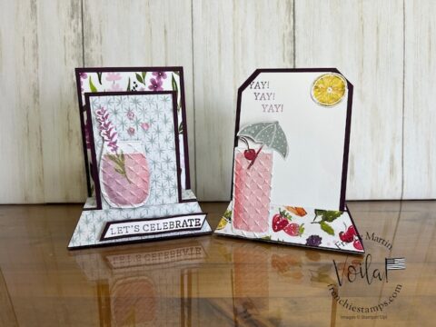 Two-Tier Pop-Up Card - Frenchie Stamps