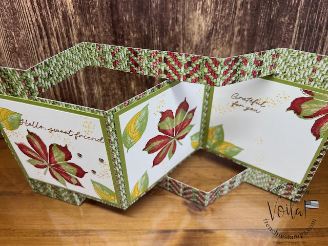 Interlock Fun Fold Card Tutorial - Frenchie Stamps