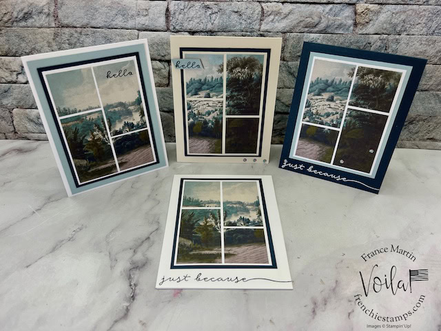 Window view featuring the Beautiful Gallery Designer Paper - Frenchie ...