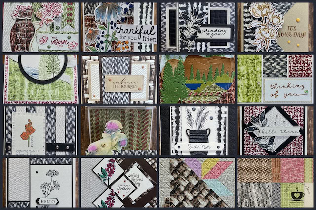 Need For Tweed Designer Paper Card Showcase - Frenchie Stamps