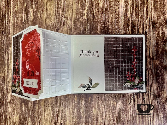 Autumn Toile Designer Paper Card Showcase - Frenchie Stamps