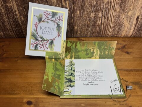 Flip Corner Fun Fold with Joyful Days Memories & More - Frenchie Stamps