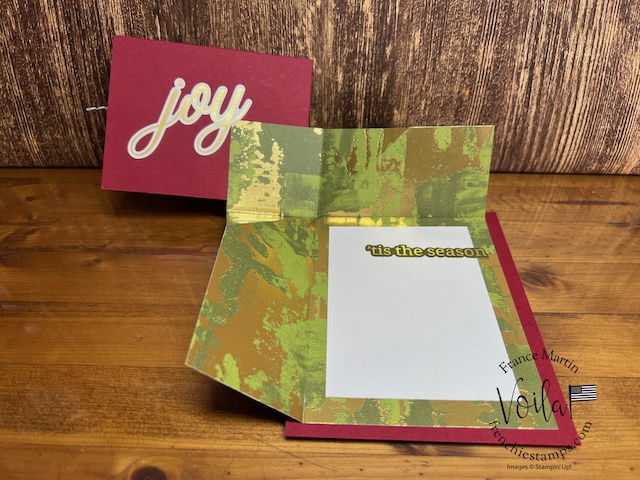 Flip Corner Fun Fold with Joyful Days Memories & More - Frenchie Stamps