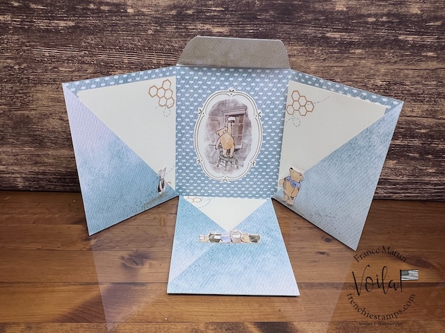 Pocket Fun Fold Card from One 12x12 Sheet - Frenchie Stamps