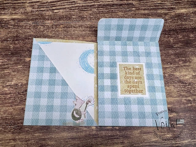 Pocket Fun Fold Card from One 12x12 Sheet - Frenchie Stamps